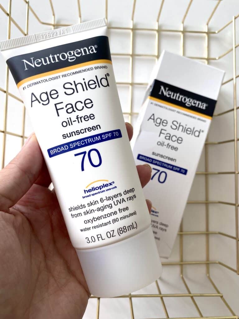 Protector Solar Antioxidante Age Shield Neutrogena SPF70 | Maskara Makeup